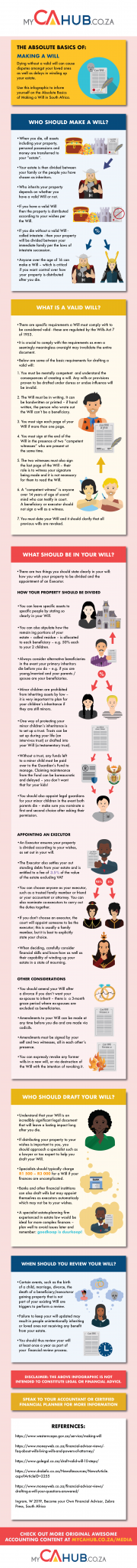 Basics of Making a Will - Infographic | myCAhub
